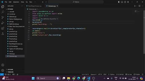 Bhuvaneswari Pandurangan On Linkedin Python Voicerecorder Cipherbytetechnologies Internship