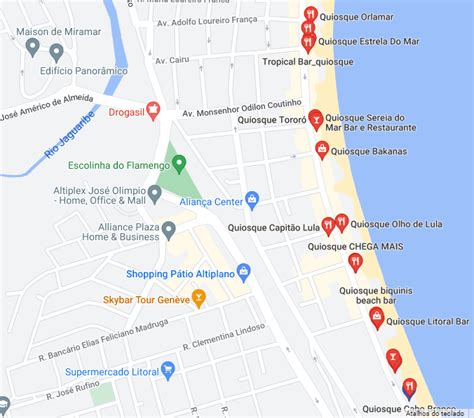 Melhores Quiosque Orla De Cabo Branco E Tambaú João Pessoa Guia
