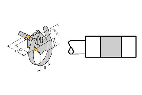 Bim Kst Ap6x Magnetic Field Sensor For Pneumatic Cylinders Tipteh