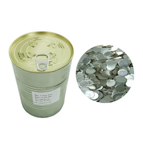 코인 셀용 배터리 등급 리튬 칩 리튬 칩