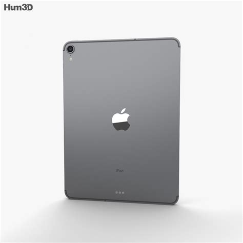 Apple Ipad Pro 11 Inch 2018 Space Gray 3d Model Download Tablet On