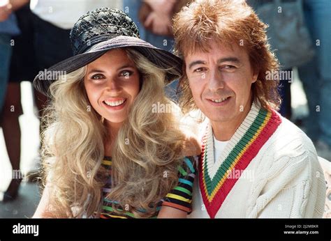 Bill Wyman And Mandy Smith At Sticky Fingers Bills New Restaurant In Kensington 9th May 1989