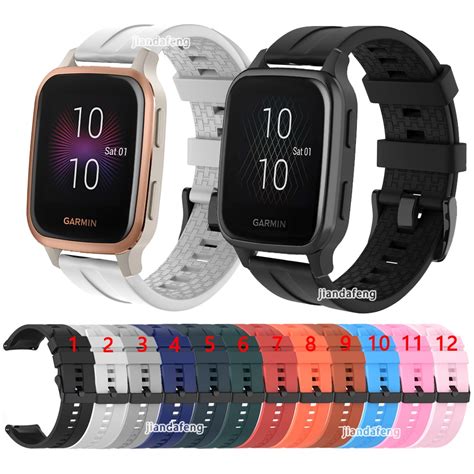 สายนาฬิกาข้อมือซิลิโคน สําหรับ Garmin Venu Sq Shopee Thailand