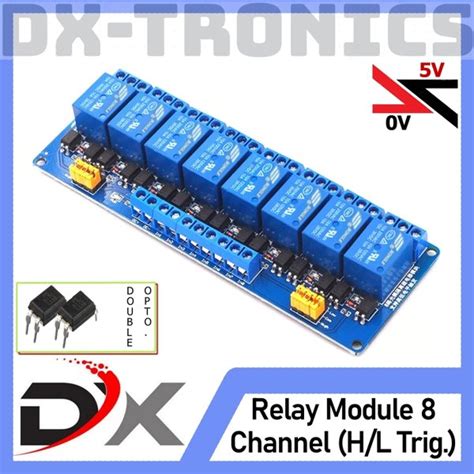 Jual Relay Module Channel V Supports High And Low Trigger Arduino Di
