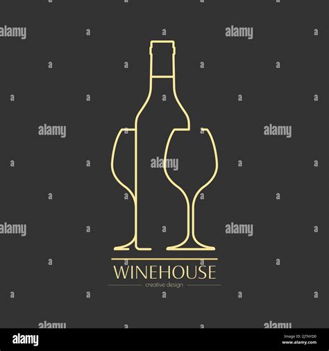 Wine House Template For A Logo Label Emblem Or Sticker
