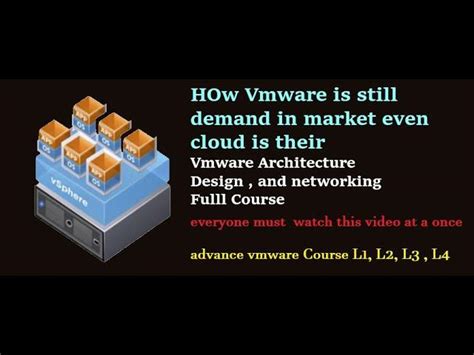 Joyatres Technology On Linkedin How Vmware Is Still Demand In Market Advance Vmware Course L1