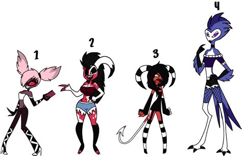 ~hazbin Adopts Open ~ By Azazeldaimp On Deviantart