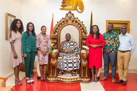 Otumfuo Osei Tutu II With Vodafone Delegation Citinewsroom