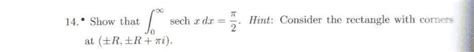 Solved Complex Analysis And Using The Cauchys Residues