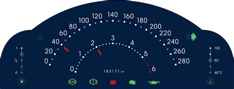 Graphical Design For Digital Instrument Clusters Librow Digital LCD