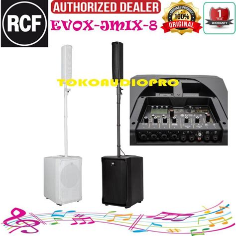 Jual RCF Evox Jmix8 Active Line Array Speaker Aktif Bluetooth RCF Evox Jmix 8 Shopee Indonesia
