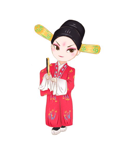 中国国潮 中国传统戏曲京剧人物之小生