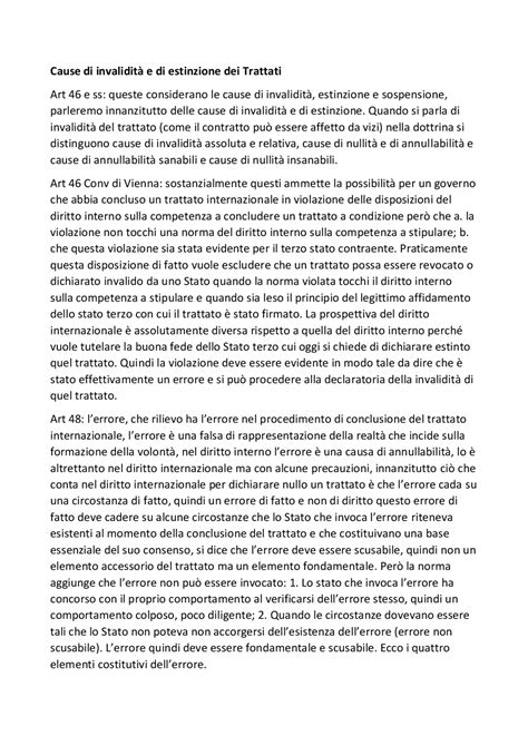 Appunti Diritto Internazionale Conforti Docsity