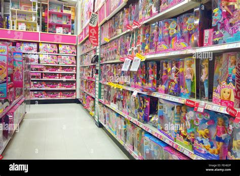Barbie Dolls Selection At A Toys R Us Store In Toronto Canada Stock