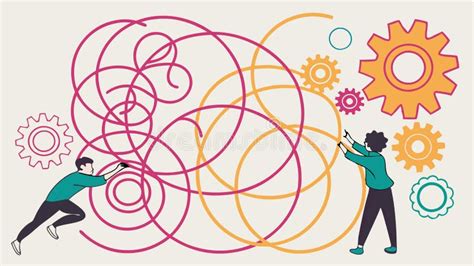 Teamwork And Gears Collaboration And Industry Vector Design Generative Ai Stock Illustration