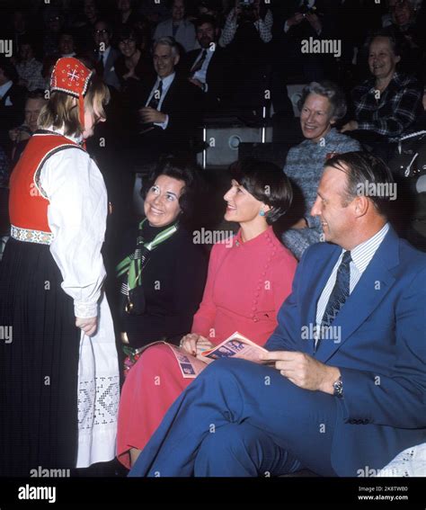 Oslo November 1976 Crown Princess Sonja And Crown Prince Harald At We Want The Festival At