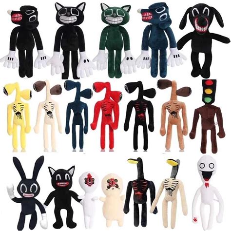 Anime Game Scp Siren Head Plush Doll Toys Foundation Scary Sirenhead