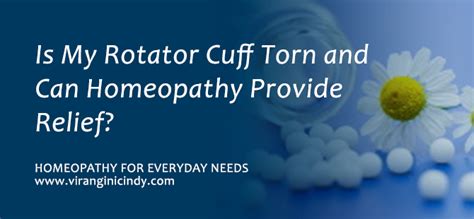 Is My Rotator Cuff Torn And Can Homeopathy Provide Relief North Eastern Health Institute