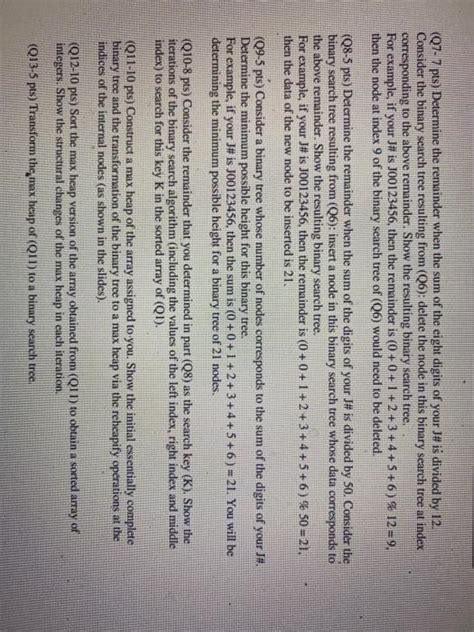 Solved Q6 8 Pts Consider The Skeleton Of The Binary Tree