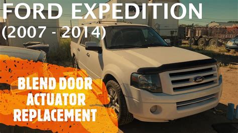 Actuatorblend Door Lessons Learned Front And Rear Ford Expedition Forum