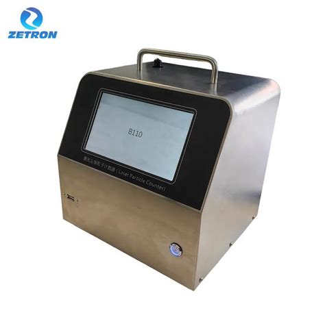 B110 Laser Dust Particle Counter 283lmin Flow Rate High Resolution Color Touch Screen Laser