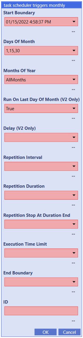 Task Scheduler Triggers Monthly Automaxed Wiki
