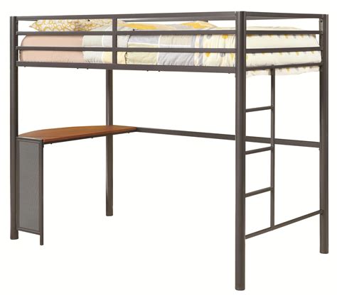 Coaster Bunks 460229 Twin Metal Workstation Loft Bed Value City