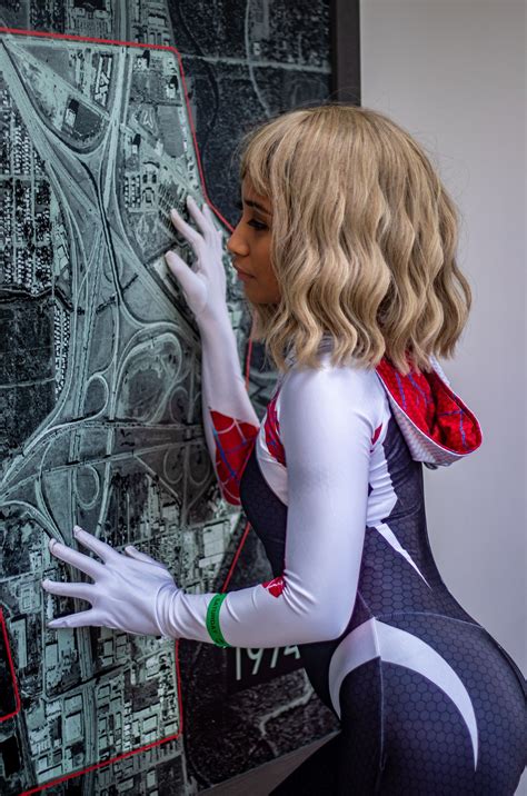 Spider Gwen Spider Gwen Cosplay Spider Girl Amazing Spiderman Girl