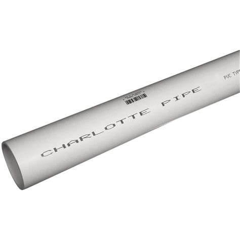 Charlotte Pipe 12 In X 2 Ft Schedule 40 Pvc Pressure Pipe Plain End