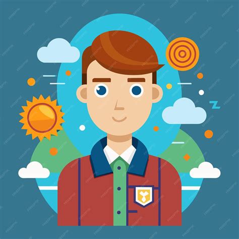 microbiologist vector character illustration in flat style premium ai
