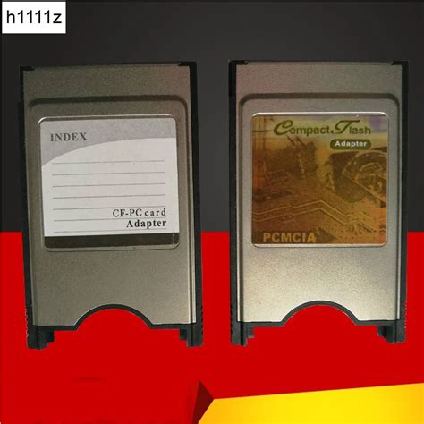 Compact Flash CF To PC Card PCMCIA Adapter Cards Reader For Laptop Notebook R T Drop Shipping