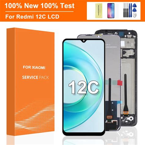 6 71 Original For Xiaomi Redmi 12c Lcd Display Touch Panel Screen Digitizer Assembly For Redmi