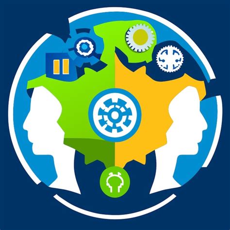 A Logo For A An Idea Management System Including People Brain