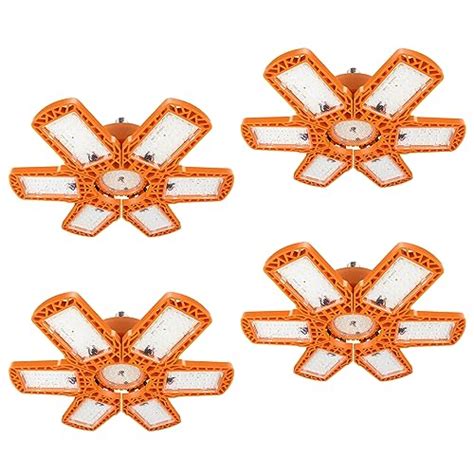 Amazon 4 Pack Led Garage Light Orange Led Garage Lights Halloween