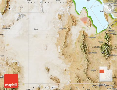 Satellite Map Of Tooele County