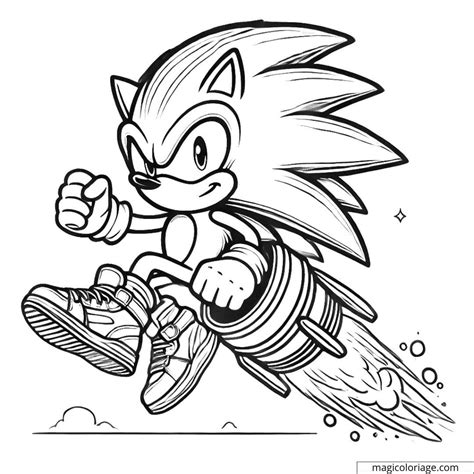 Dibujo Para Colorear Sonic Dibujos Para Colorear Niño🍱 Divirta Se Com