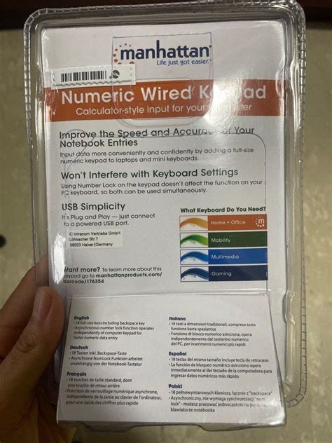 Numeric Wired Keypad Computers And Tech Parts And Accessories Computer Keyboard On Carousell