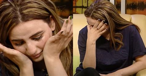 Hareem Shah Breaks Down In Tears In Mathiras Show Over Bathroom Video
