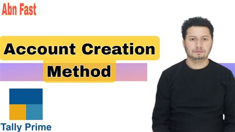 Account Creation Method In Tallyprime In Hindi Youtube
