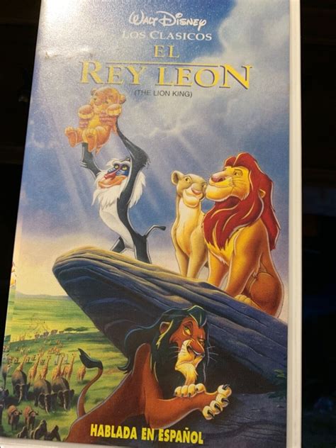 Mavin Walt Disney Los Clasicos El Rey Leon The Lion King Vhs Tape Spanish