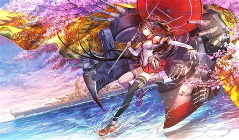 Download The Anime Series Kantai Collection Follows A Group Of Girls