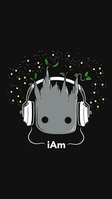 Baby Groot K Amoled Wallpapers Wallpaper Cave