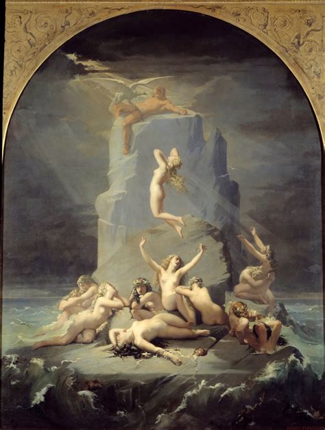 Desolation Of The Oceanids At The Foot Of The Rock Where Prometheus Is