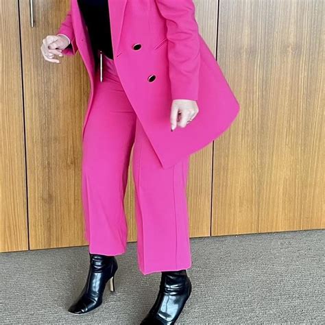Zara Hot Pink Trousers Depop