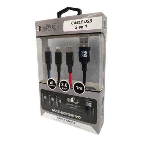 Cble Usb Type A Premium Subblim Leroy Merlin