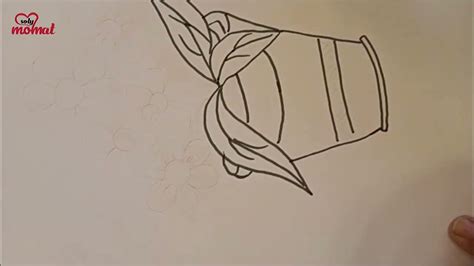رسم زهريه ورد سهله وبسيطه للاطفاال😍 Youtube