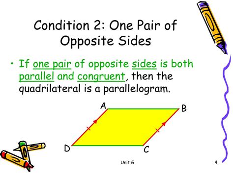 Ppt Conditions For Parallelograms Powerpoint Presentation Free