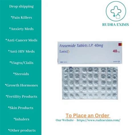 40 Mg Furosemide Tablet At ₹ 1512stripe Furosemide Tablet In Nagpur