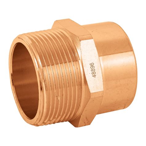 Conector De Cobre Rosca Exterior 1 12 Foset
