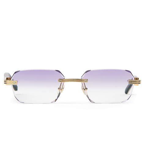 Cartier Eyewear Custom Ct0286o Premiere De Cartier Rimless Sunglasses